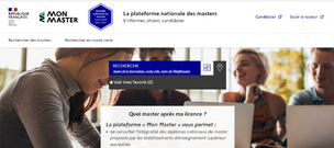 Mon Master la plateforme nationale pour s'inscrire en Master 1